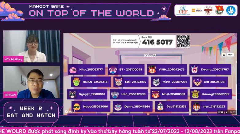 On Top of The World tuần 2 - 'Eat and Watch' mang đến cho UEFers bí ...