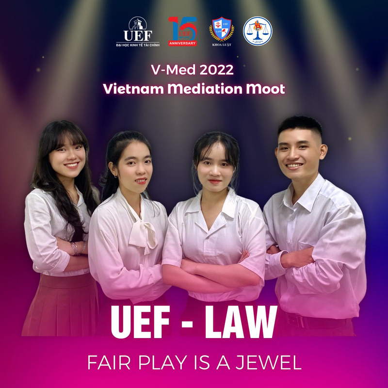 Chúc mừng đội tuyển Khoa Luật UEF ghi tên vào top 12 sân chơi V-Med